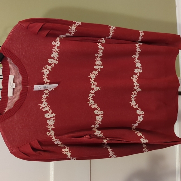 LOFT | Sweaters | Nwt Cranberry Rust Sweater | Poshmark
